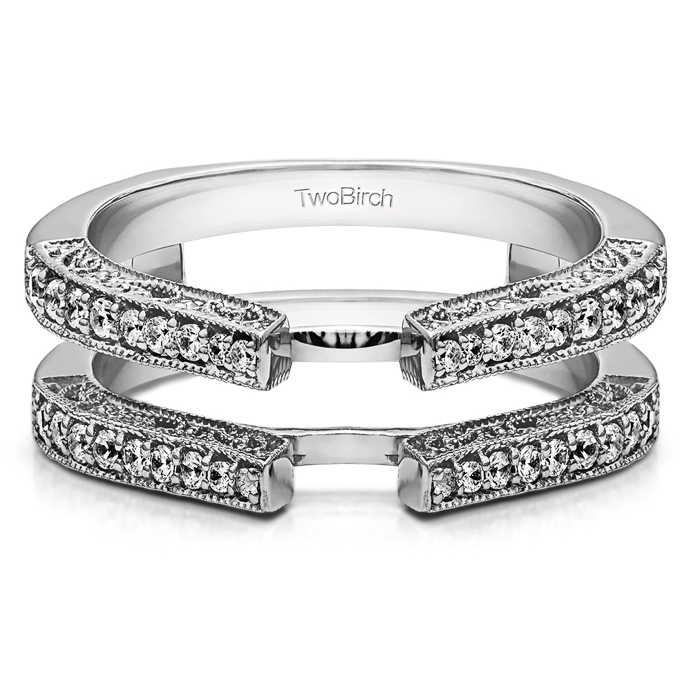 Vintage Ring Guards, Diamond ring Enhancers- TwoBirch Fine Jewelry