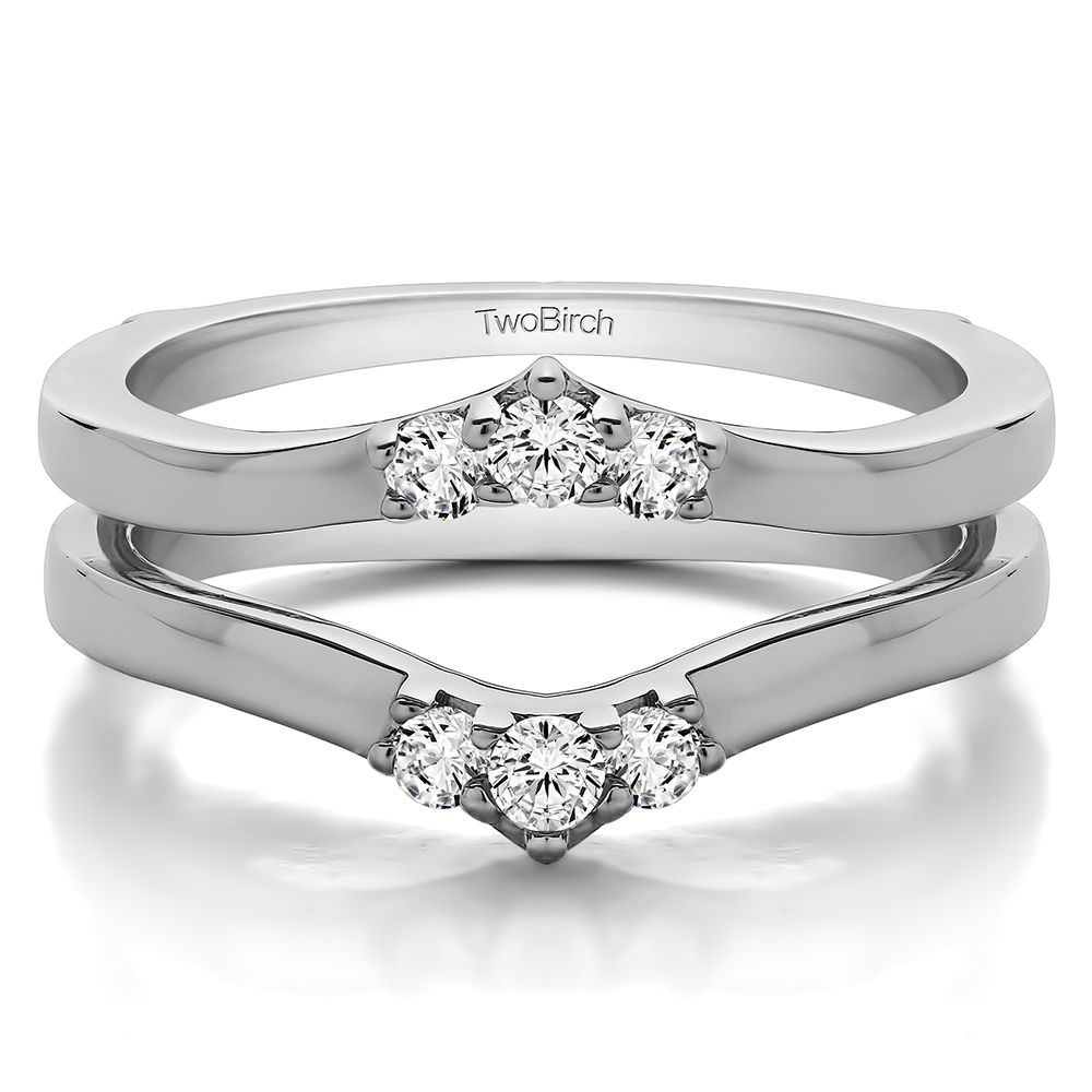 Classic Ring Guards, Diamond ring Enhancers- TwoBirch Fine Jewelry