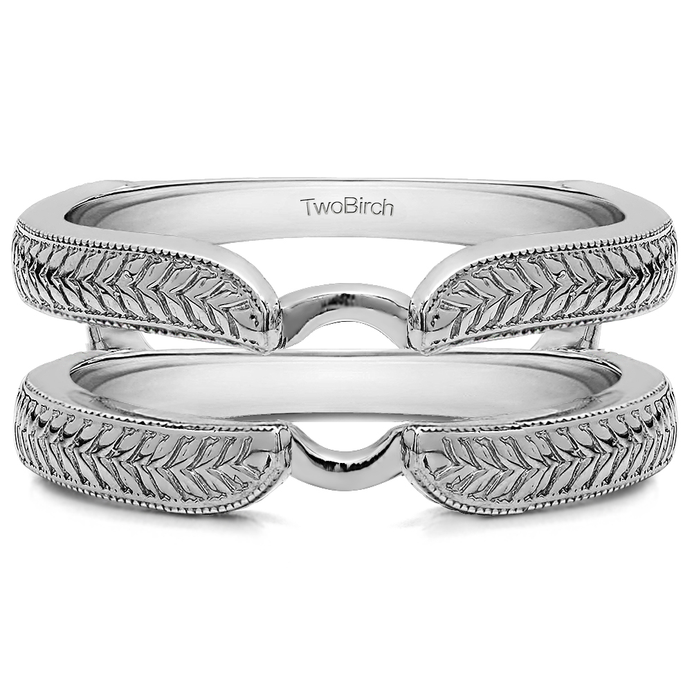 Plain Metal Ring Guards, Name ring Enhancers Online at TwoBirch
