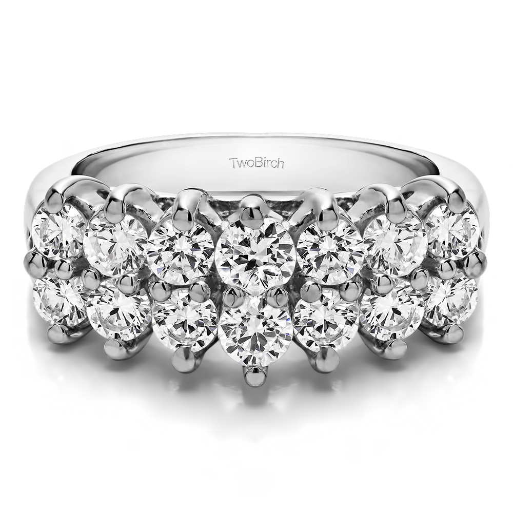 Diamond Anniversary Rings and Custom Bands for Women- TwoBirch